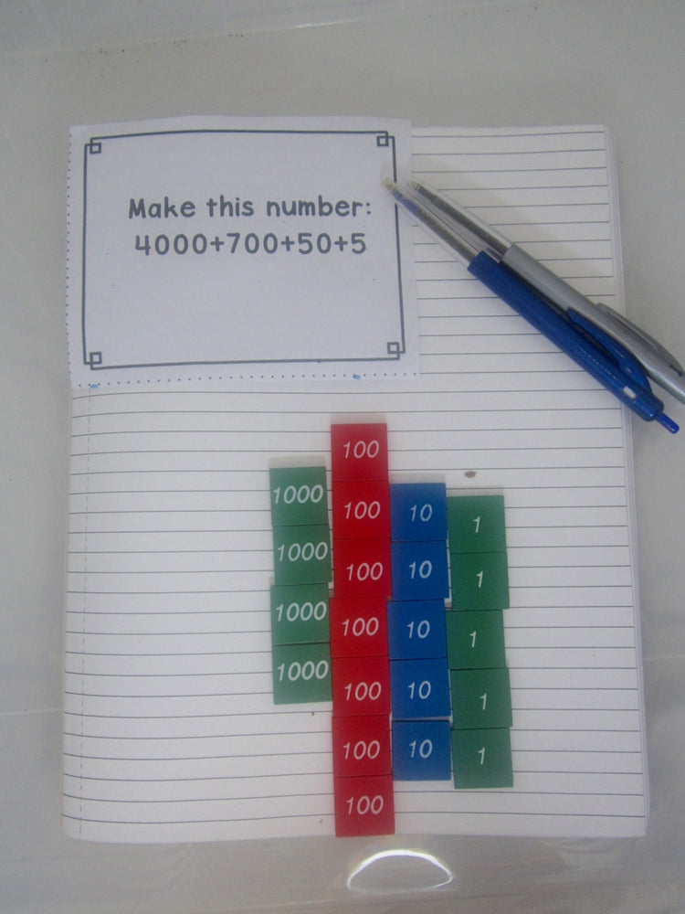 Advanced Place Value Task Cards – montessorikiwi