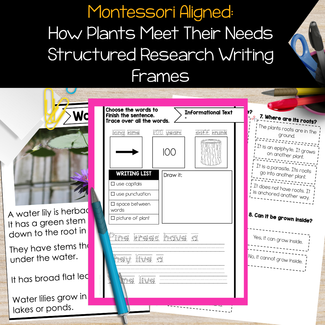 Montessori printable resources for elementary 6-12 year old children ...