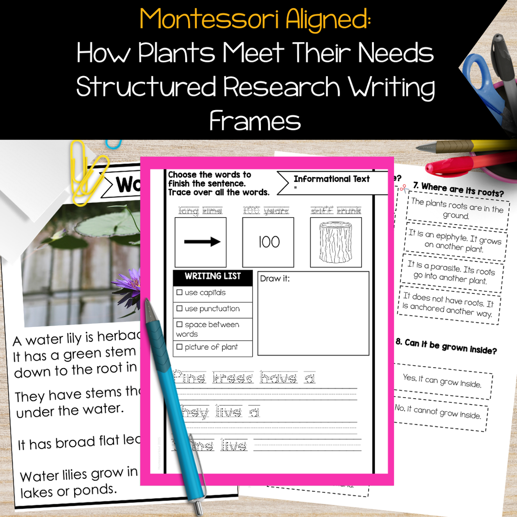 Montessori printable resources for elementary 6-12 year old children ...