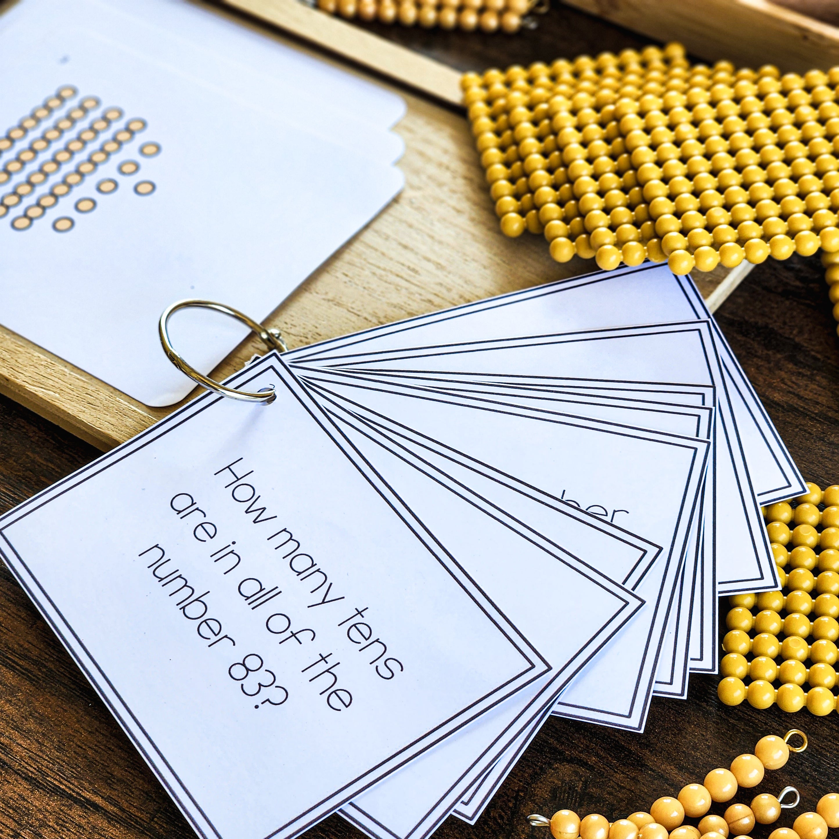 Montessori Place Value Command Cards | Golden Bead Math – montessorikiwi