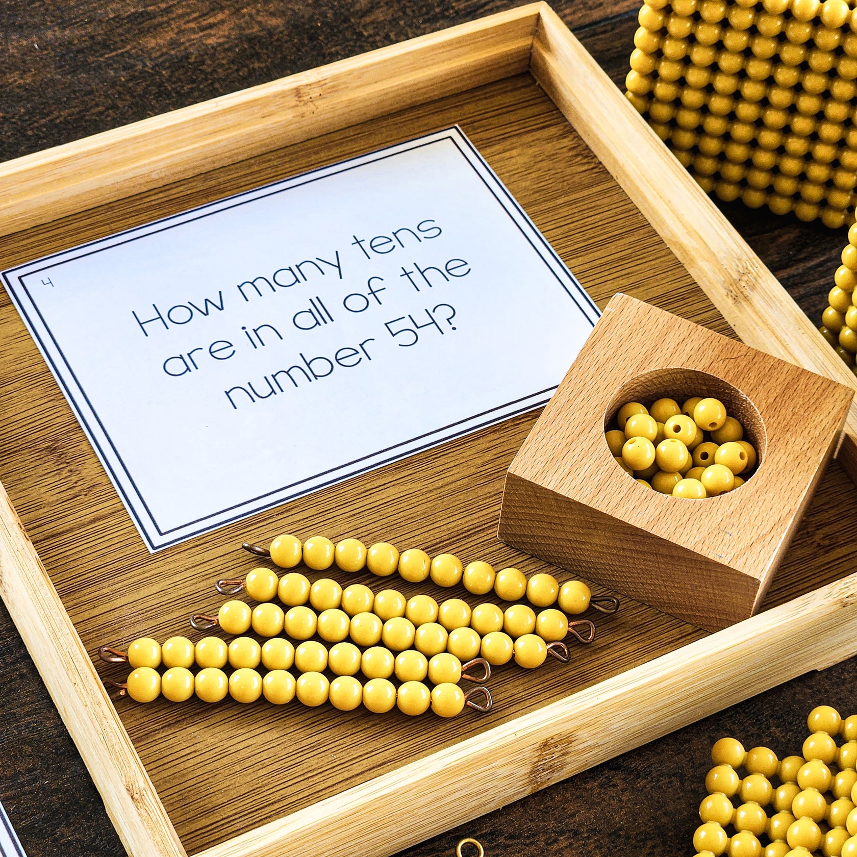 Montessori Place Value Command Cards | Golden Bead Math – montessorikiwi