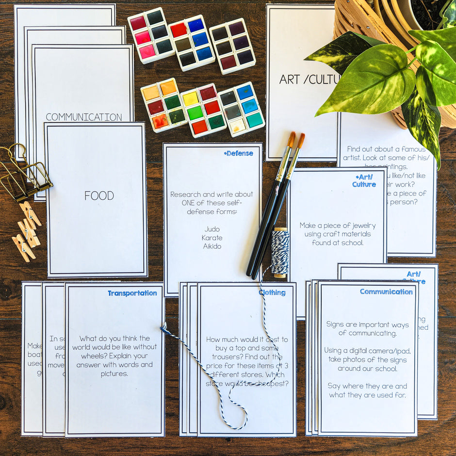 Montessori printable resources for elementary 6-12 year old children ...