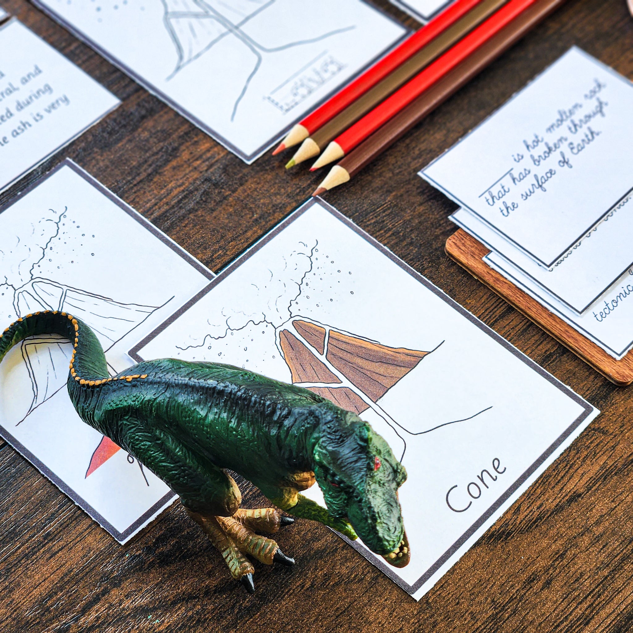 Montessori Parts of a Volcano 3 Part Cards Activities - FREE ...