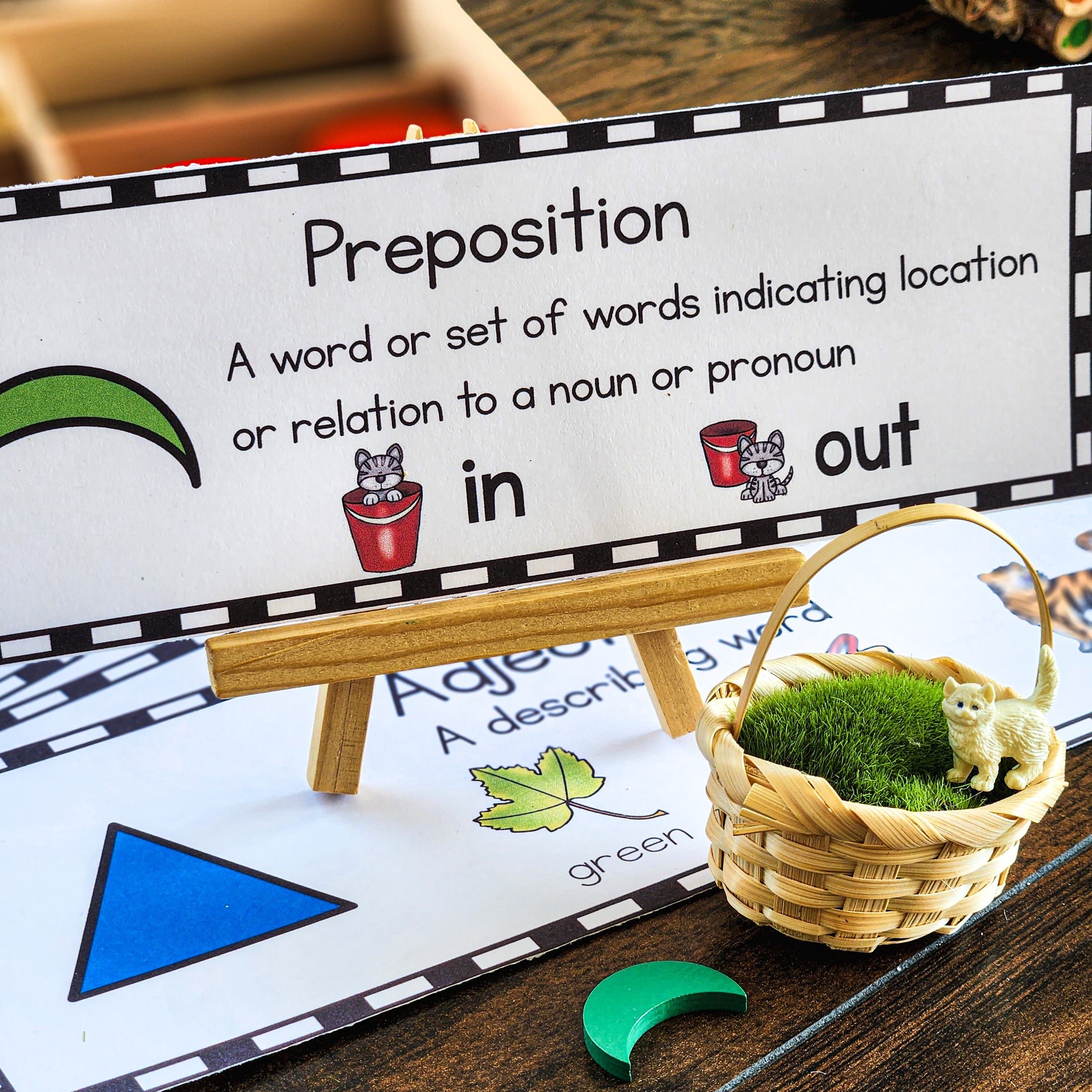 Montessori Grammar Parts of Speech Posters (literacy) – montessorikiwi