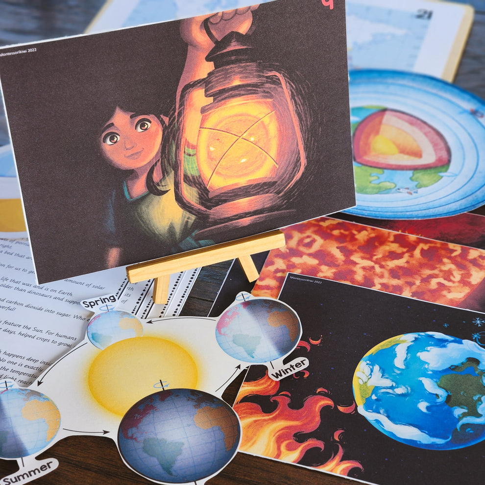 Montessori Geographic Impressionistic Charts (cosmic) – montessorikiwi