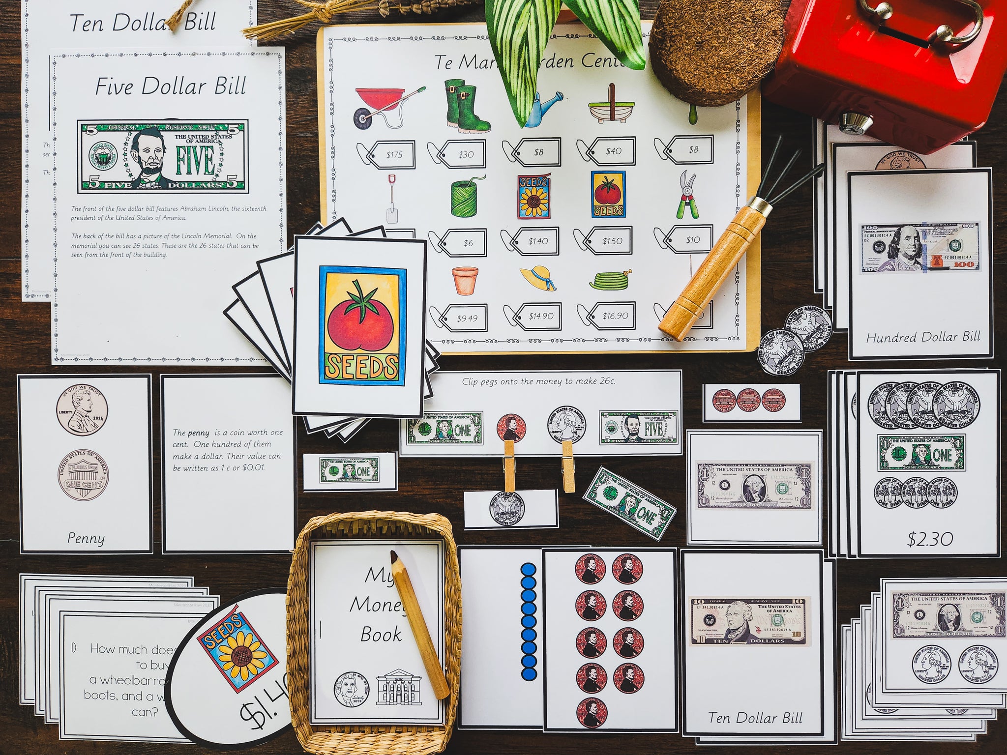 US Money Bundle – montessorikiwi