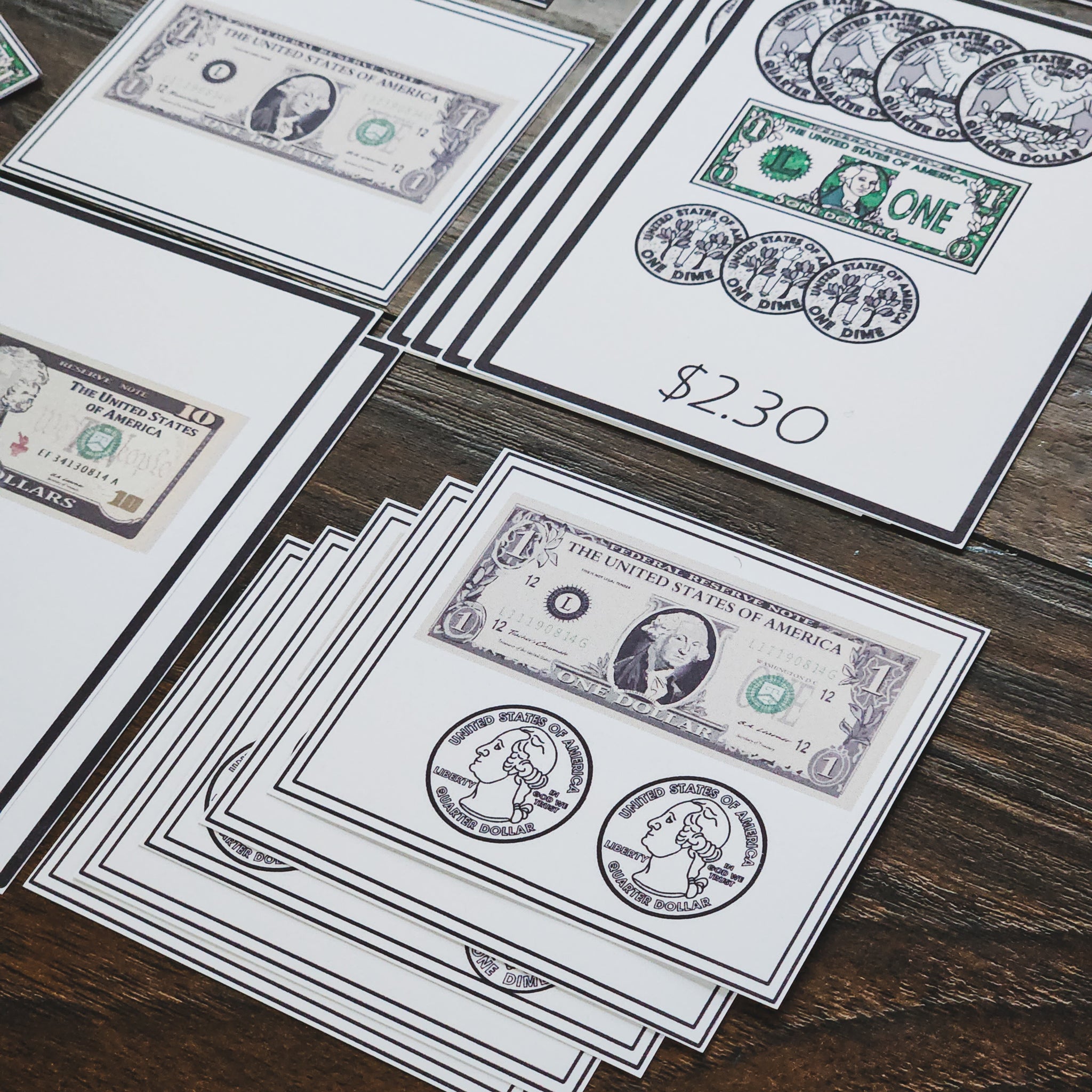 US Money Bundle – montessorikiwi