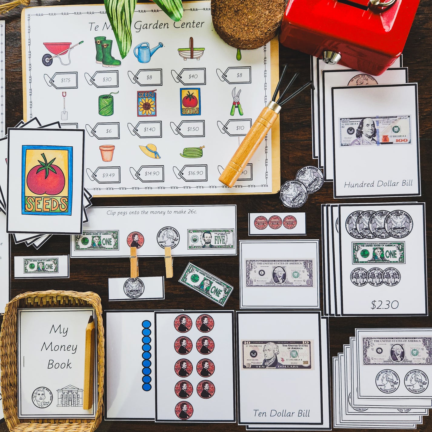 US Money Bundle – montessorikiwi