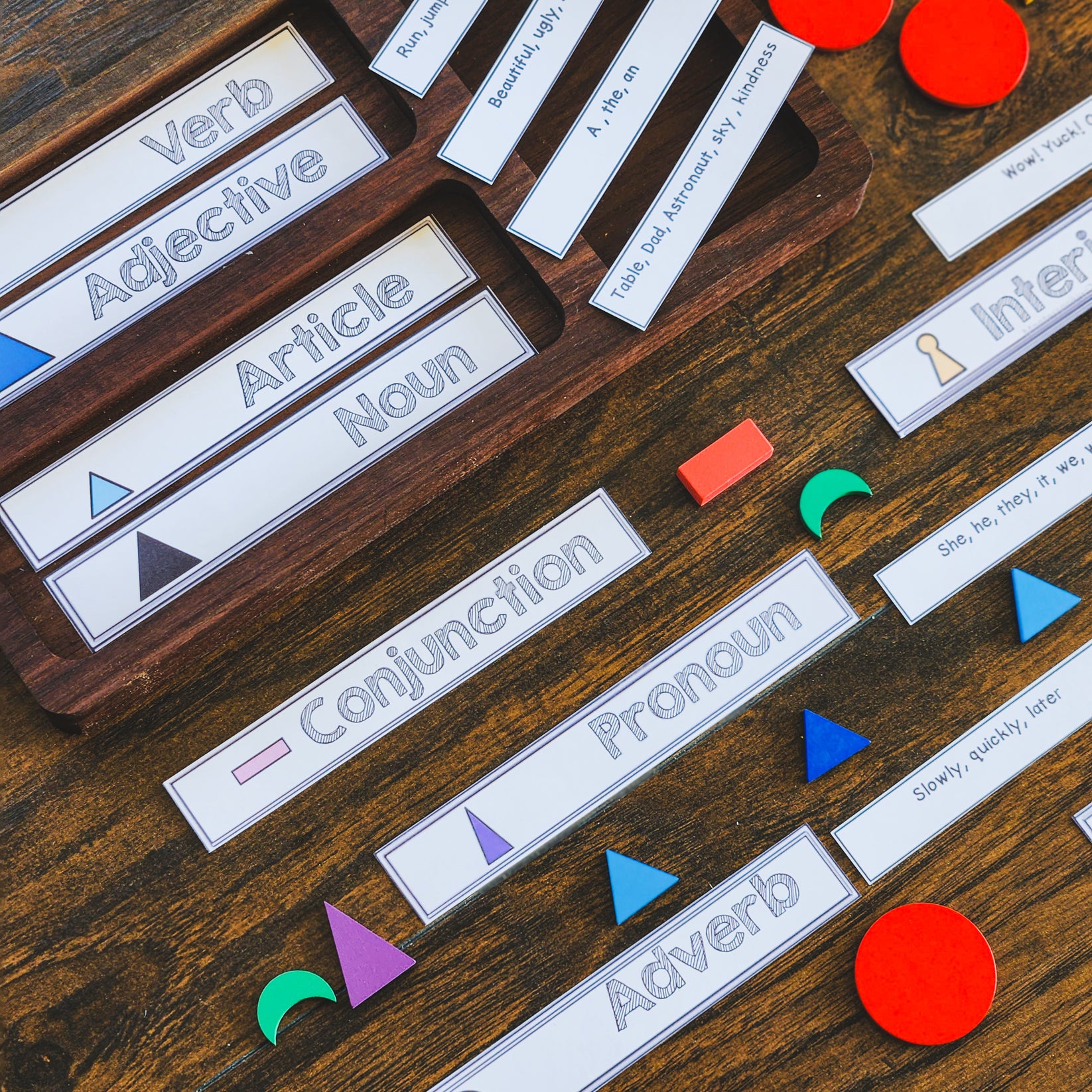 Montessori Grammar Interactive Notebook | Parts of Speech – montessorikiwi