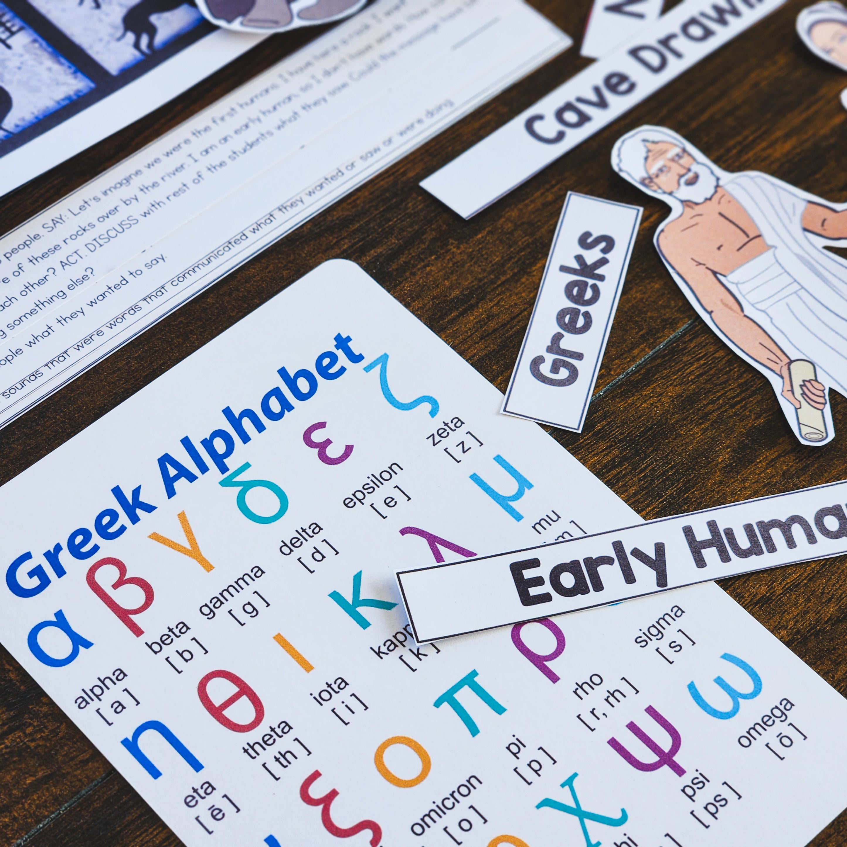 Montessori Fourth Great Story Script and Powerpoint (cosmic ...