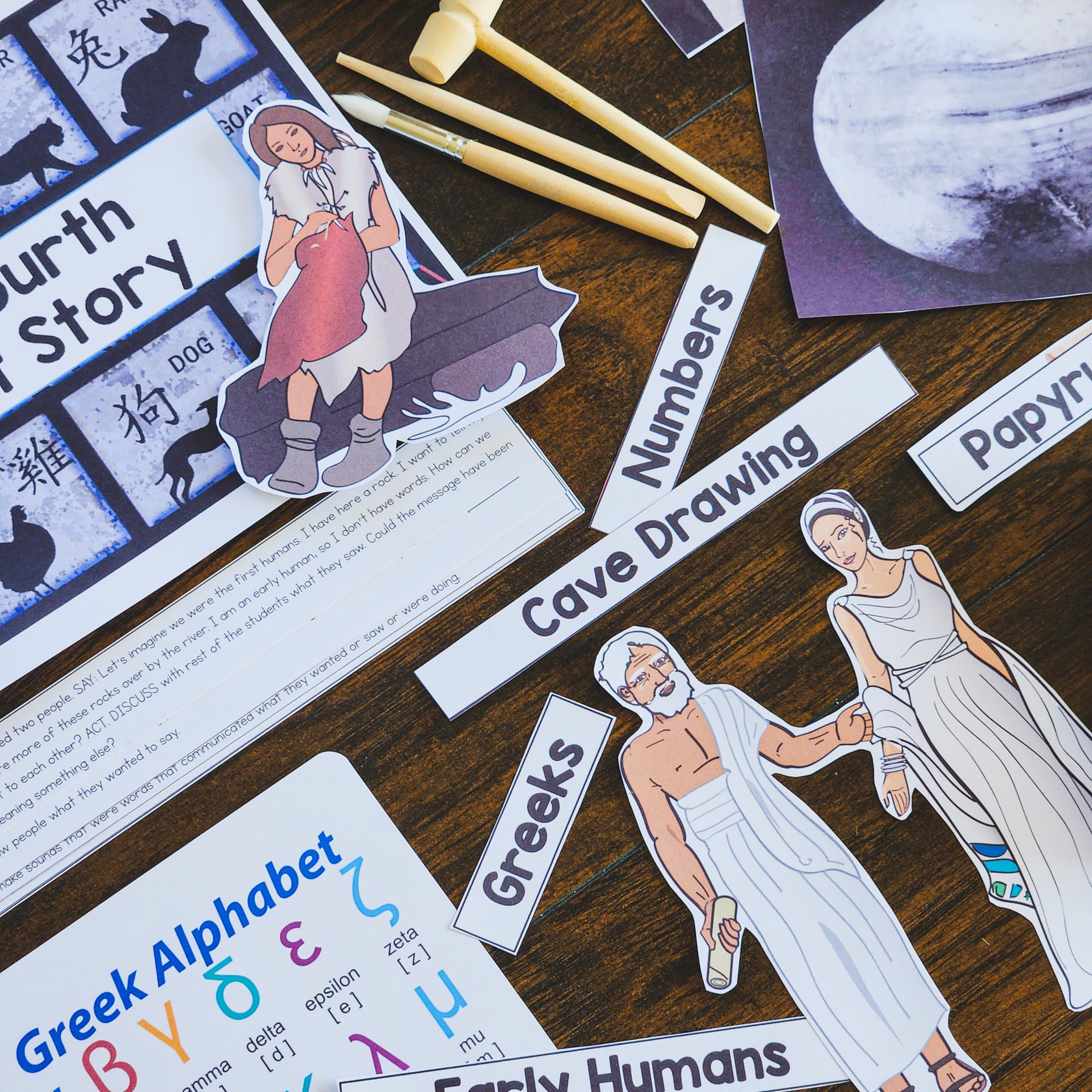 Montessori Fourth Great Story Script and Powerpoint (cosmic ...