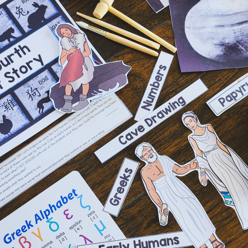 Montessori Fourth Great Story Script and Powerpoint (cosmic ...