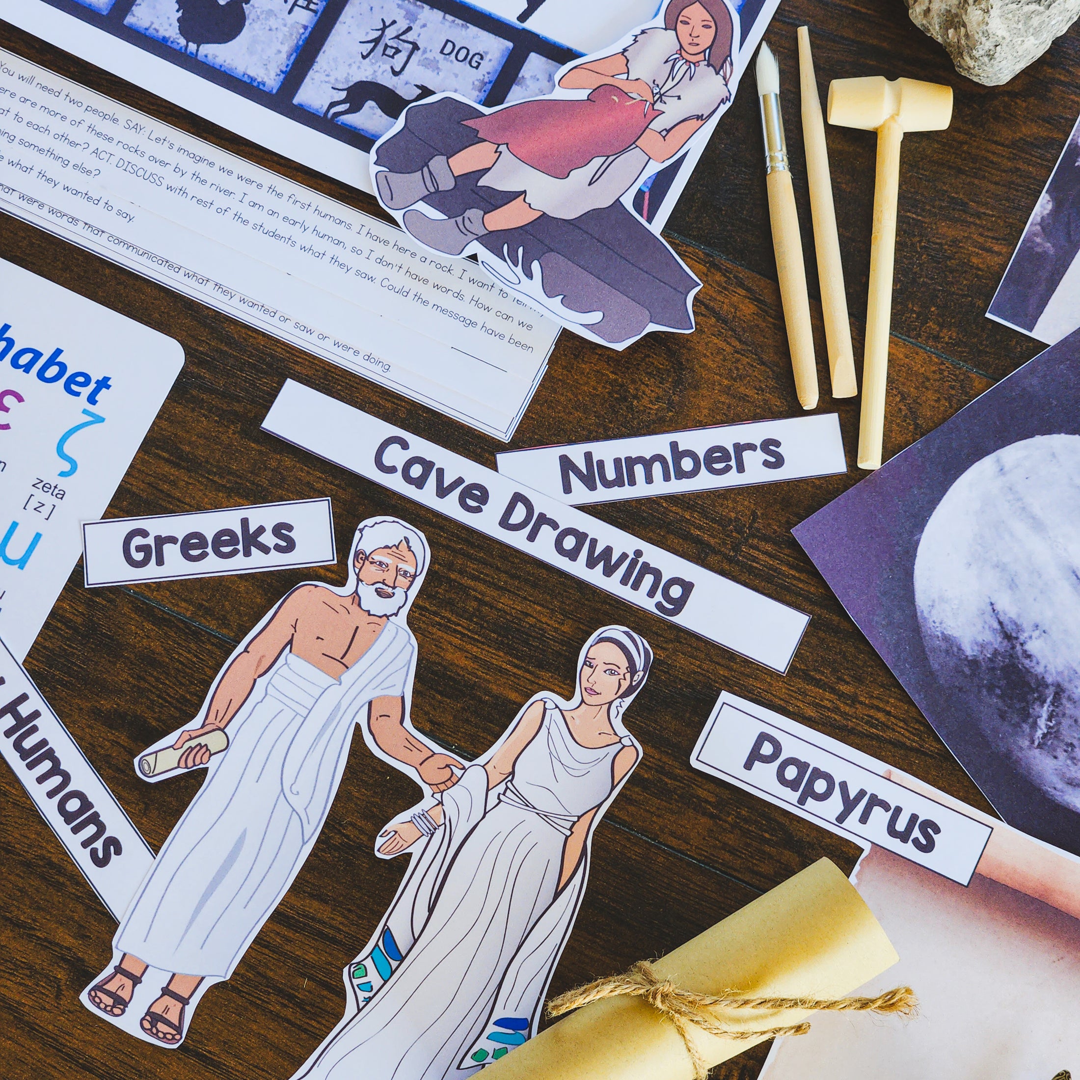 Montessori Fourth Great Story Script and Powerpoint (cosmic ...