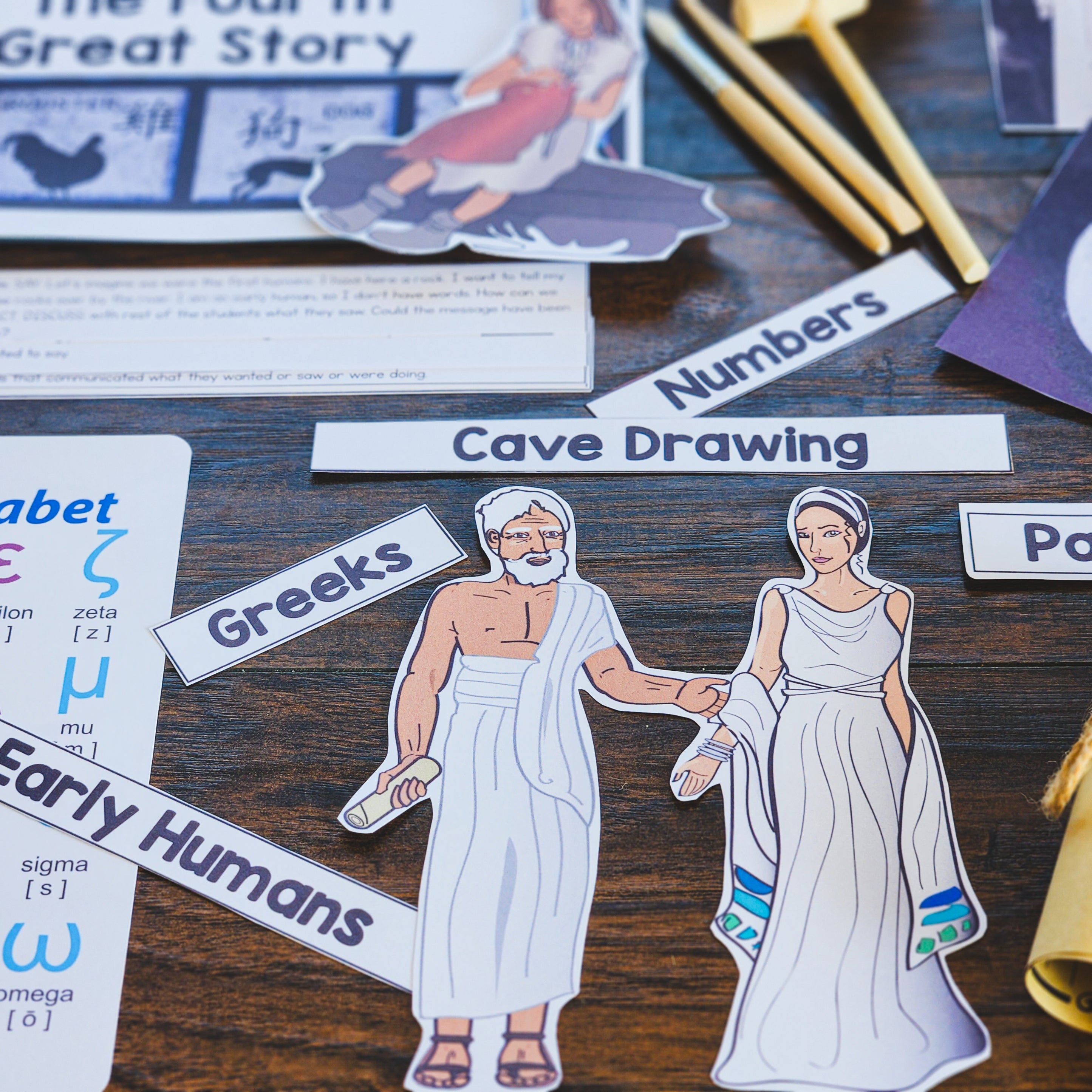 Montessori Fourth Great Story Script and Powerpoint (cosmic ...