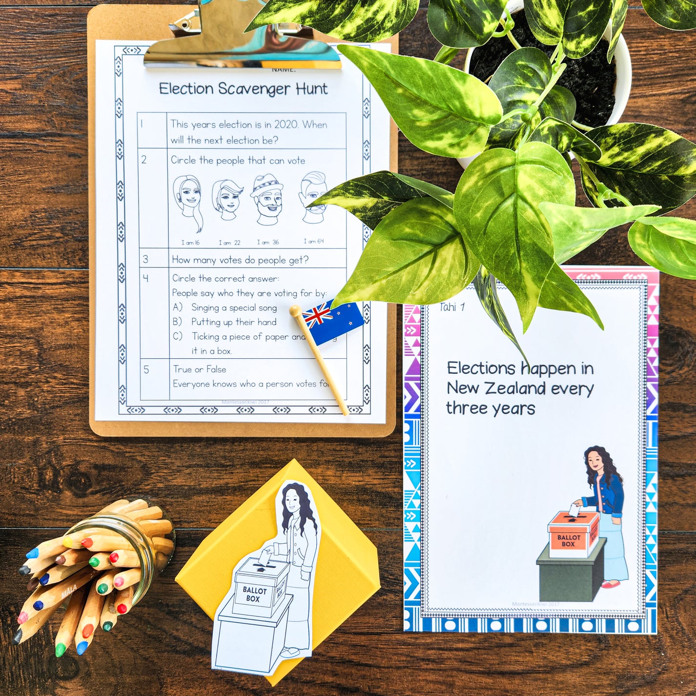 New Zealand Election Scavenger Hunt – montessorikiwi