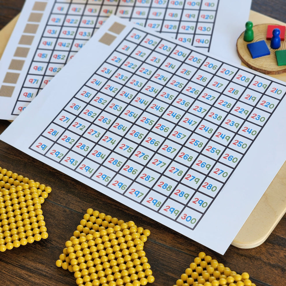 Hundreds Boards Charts - FREE – montessorikiwi