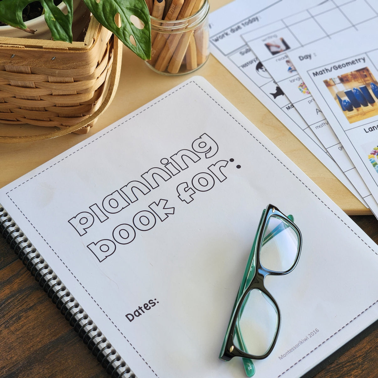 Montessori work plans - Editable – montessorikiwi