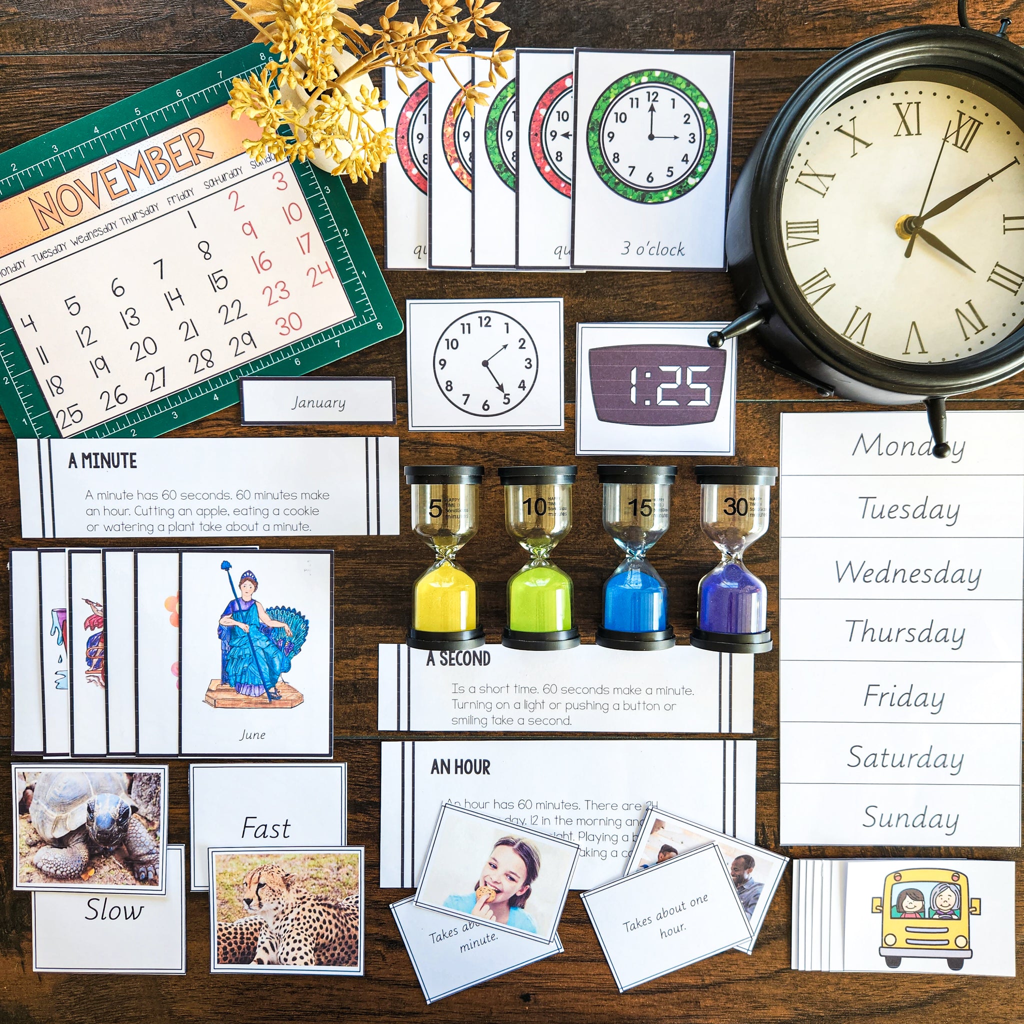 Montessori Measurement: Teaching Time – montessorikiwi