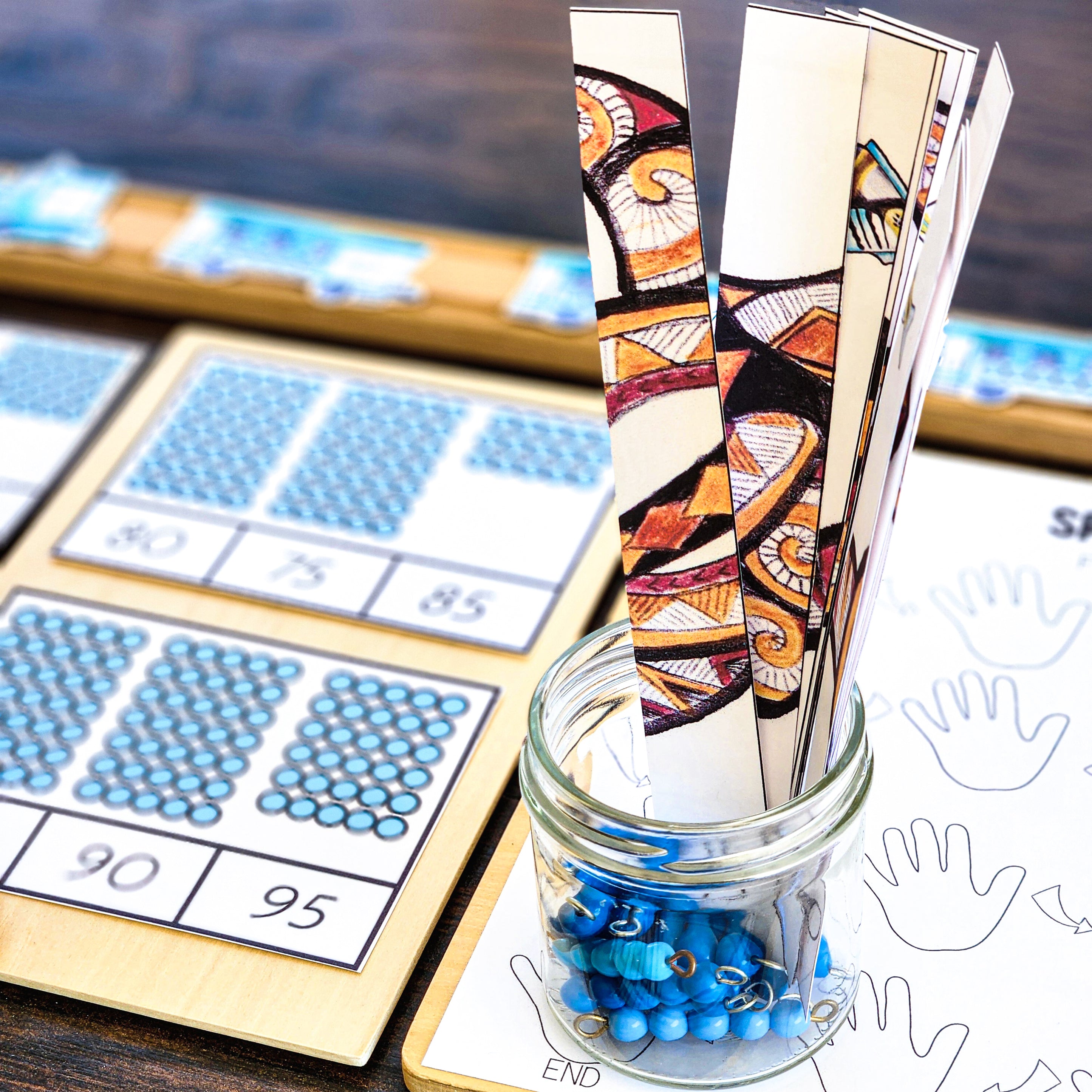 Skip Counting in 5 (Math resource) – montessorikiwi