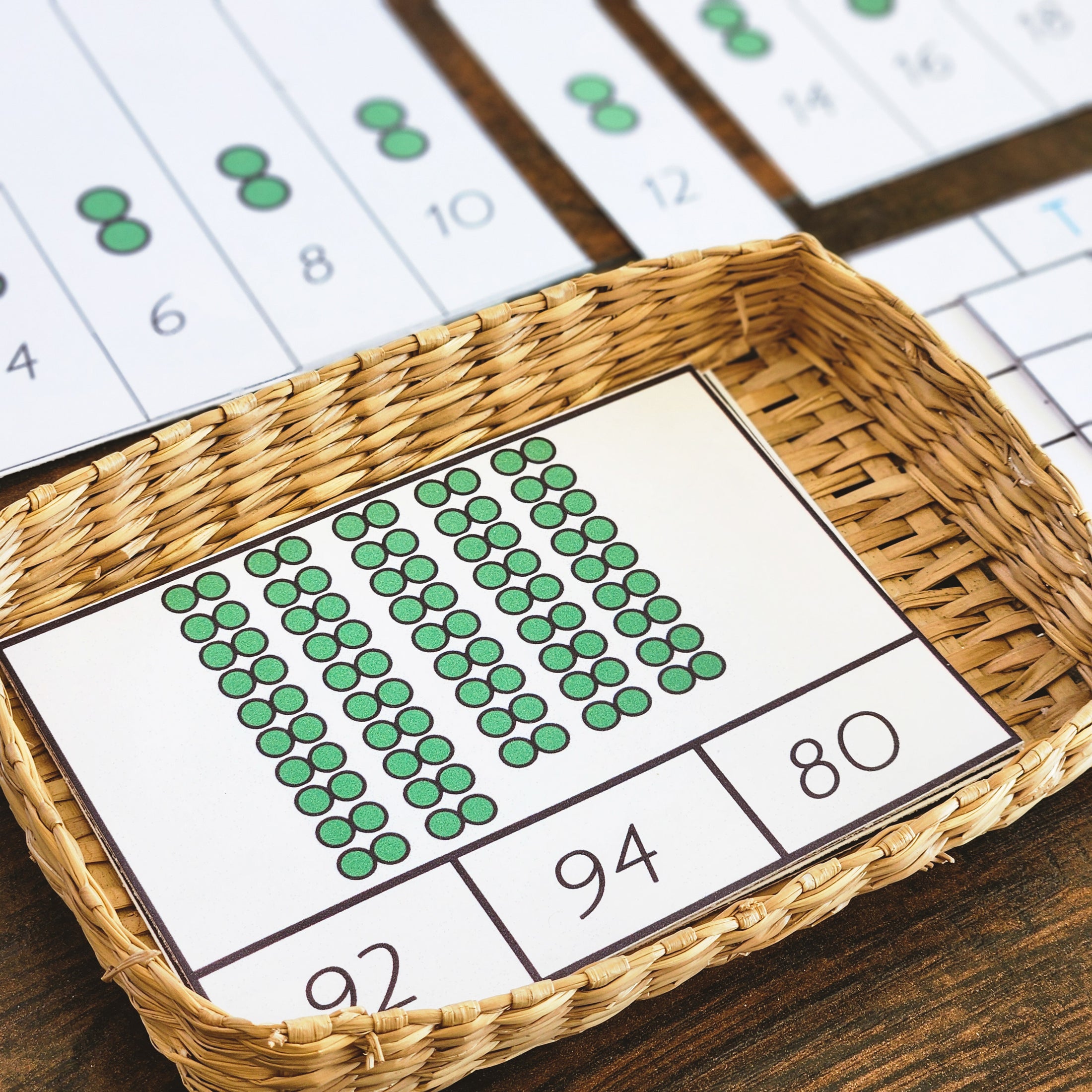 Skip Counting in 2 (Math resource) – montessorikiwi