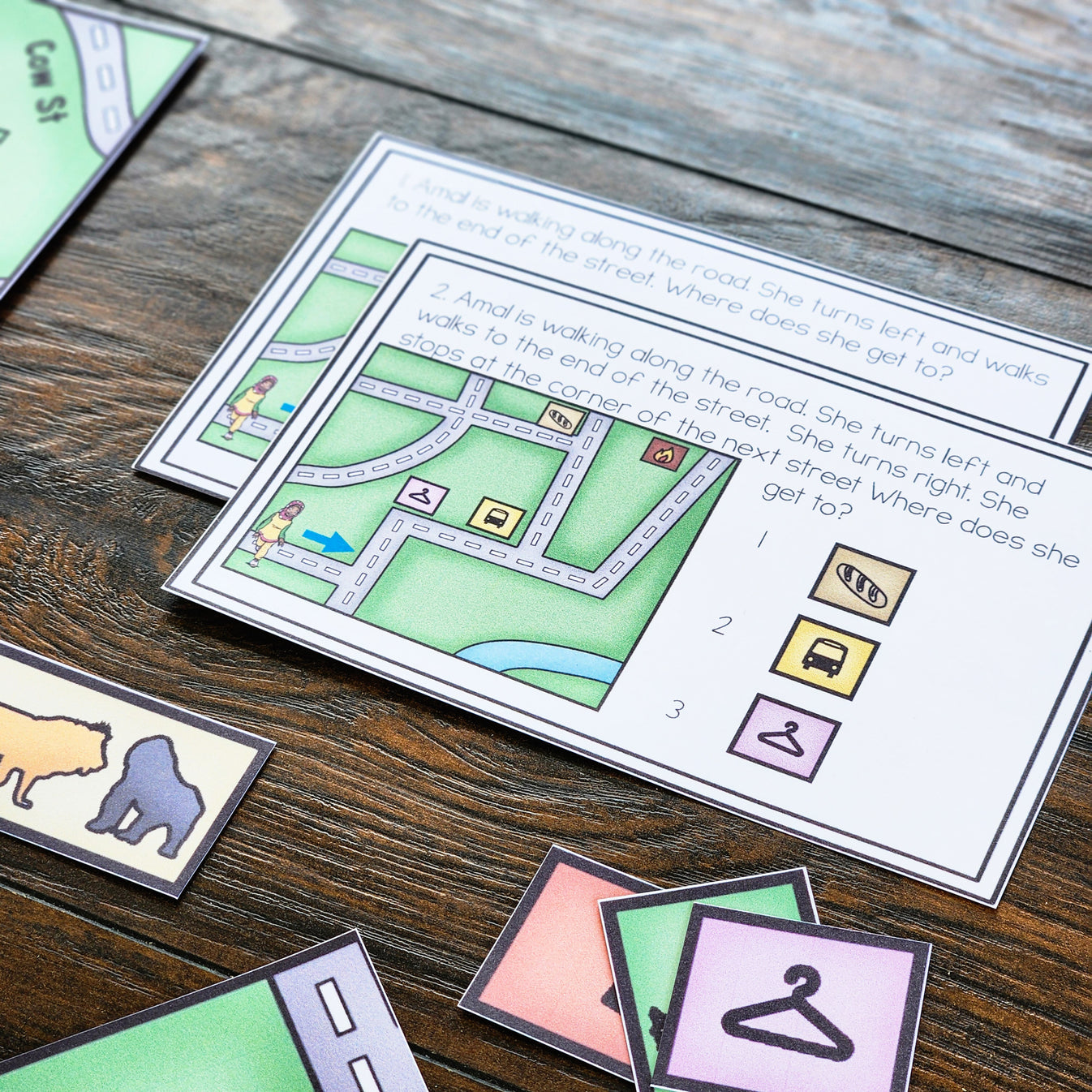 Hands on map reading and following cardinal directions – montessorikiwi