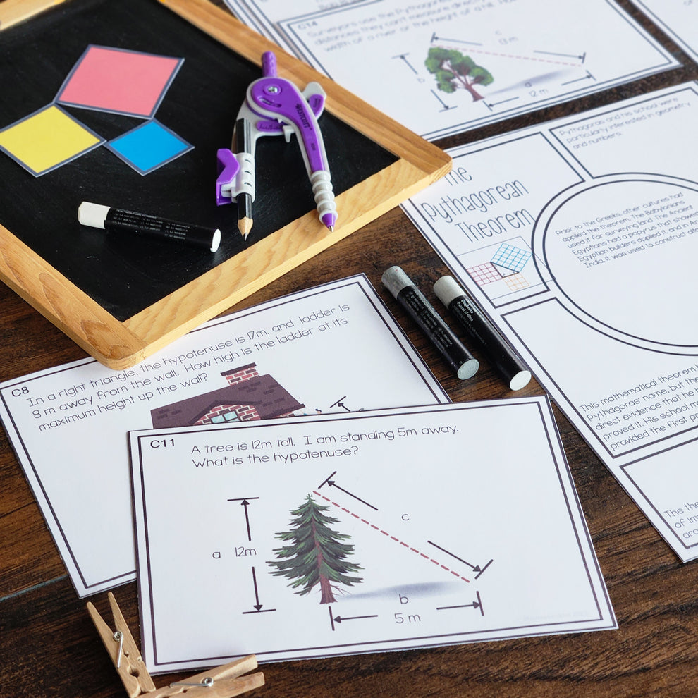Pythagoras Theorem - Follow up activities (math) – montessorikiwi
