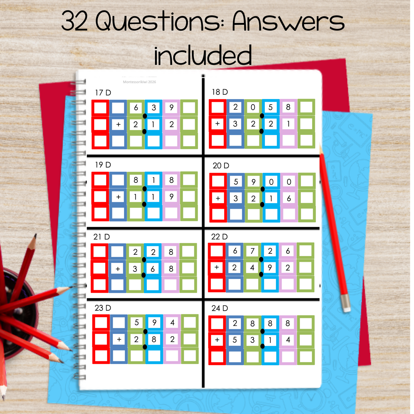 Addition of Decimal Task Cards – montessorikiwi