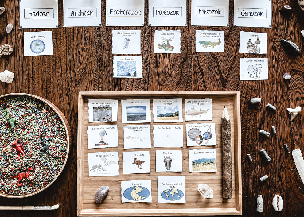 Clock of Eras features of each geological period picture edition (cosm ...