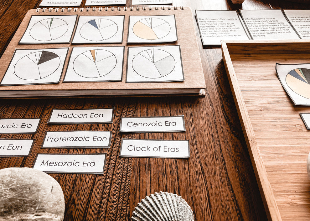 Montessori Clock of Eras Bundle (Timeline of Life & Earth History ...