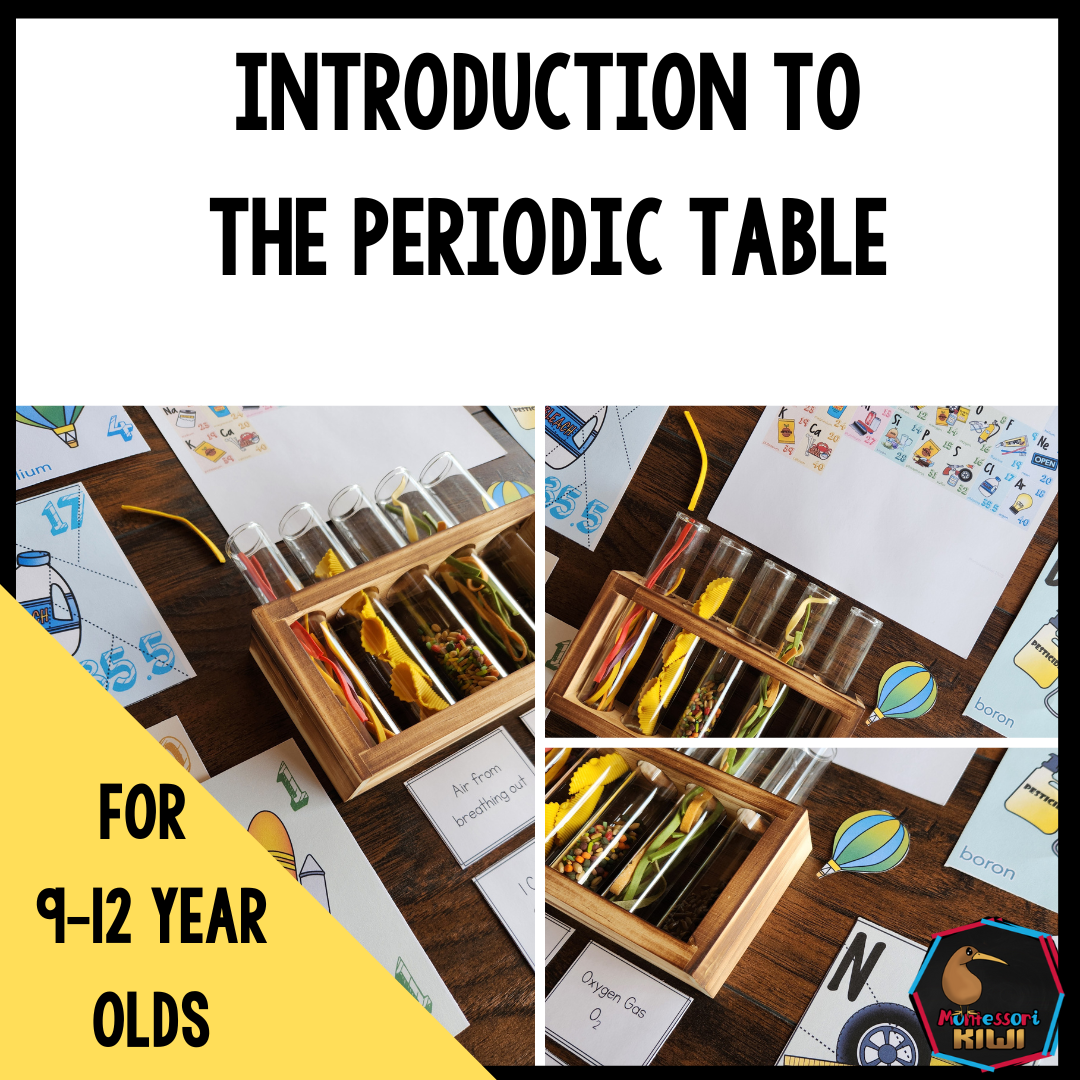Introduction to the Periodic Table – montessorikiwi