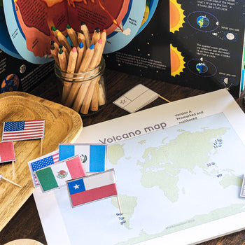 Volcanic Eruptions map – montessorikiwi