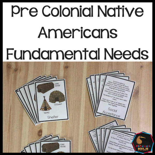 Fundamental needs through time: Pre Colonial Native Americans (cosmic ...