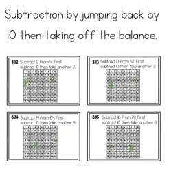 Montessori math: hundreds board task cards SET 3 – montessorikiwi