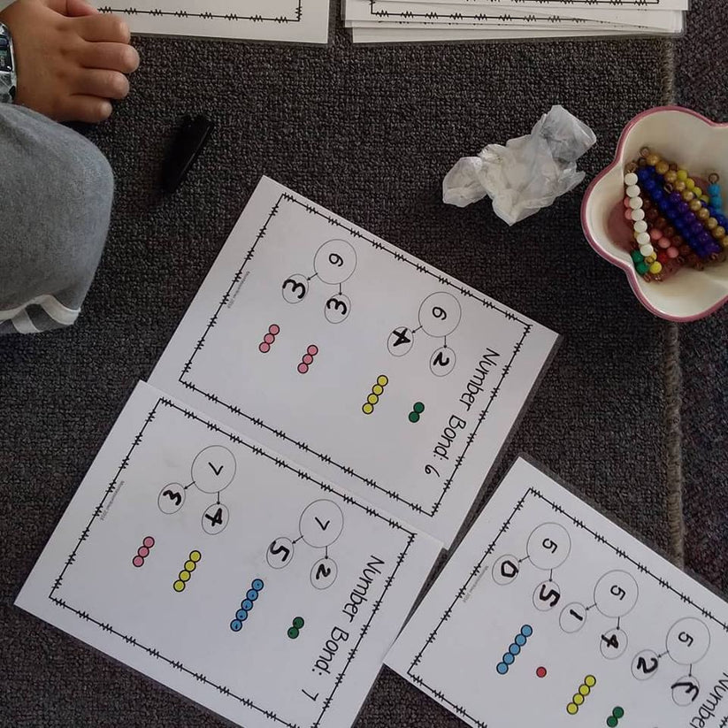 Montessori Bead Number Bonds to 10 | Early Math Activity – montessorikiwi