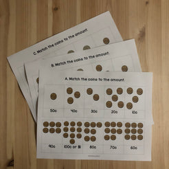 New Zealand Money level 1: matching amounts – montessorikiwi