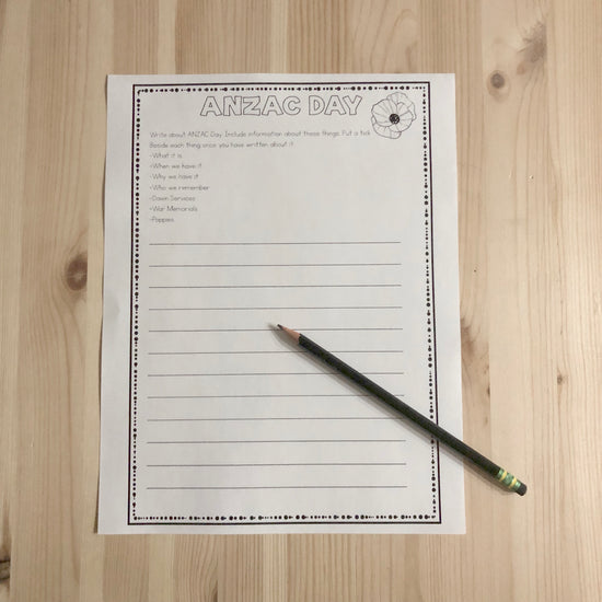 ANZAC Day Scavenger Hunt – montessorikiwi