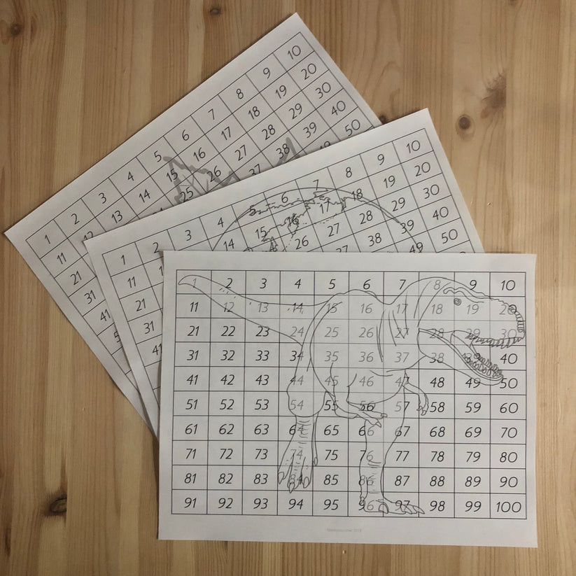 Hundred Board Picture Extensions – montessorikiwi