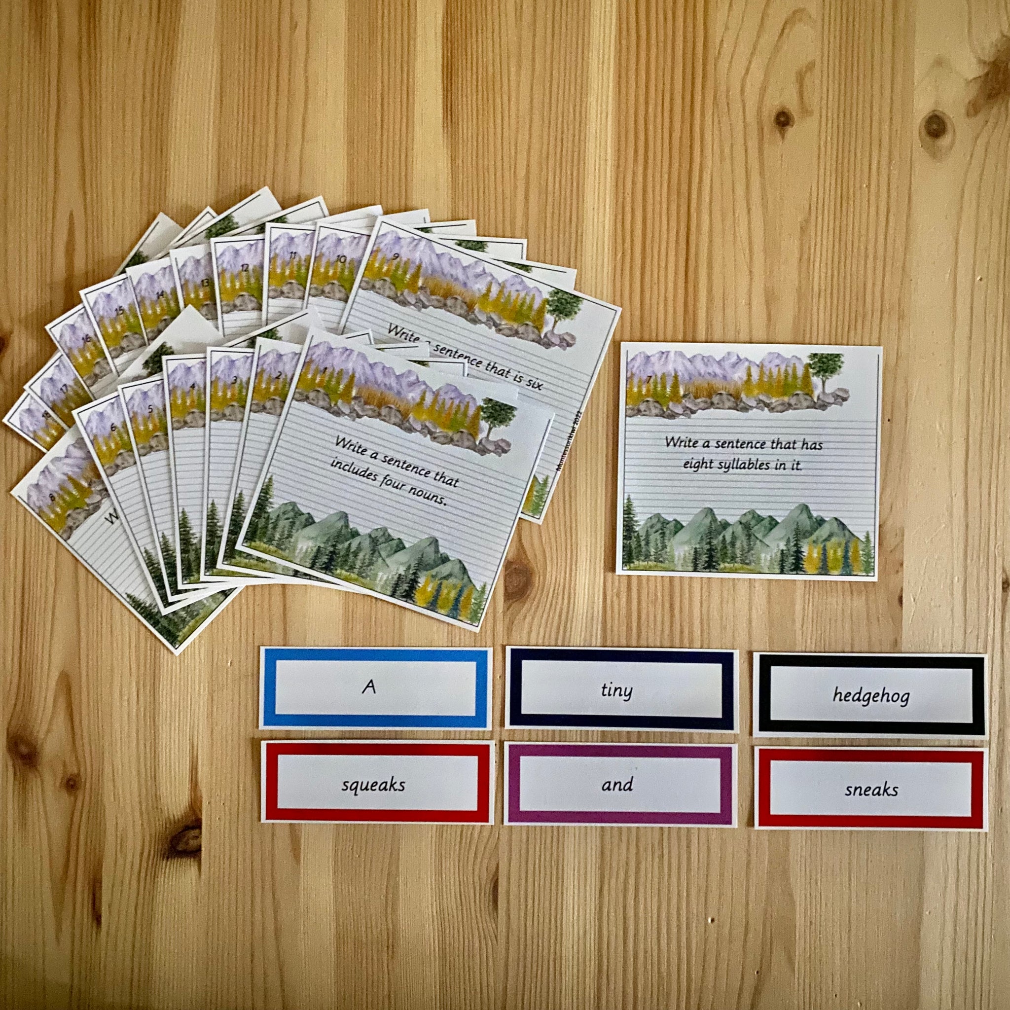 Montessori Miniature Environment: Temperate Forest (literacy ...