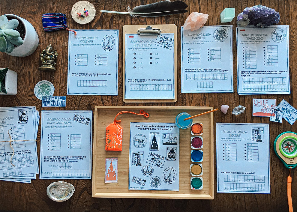 Multiplication Basic Facts (Around the World, Break the Code ...