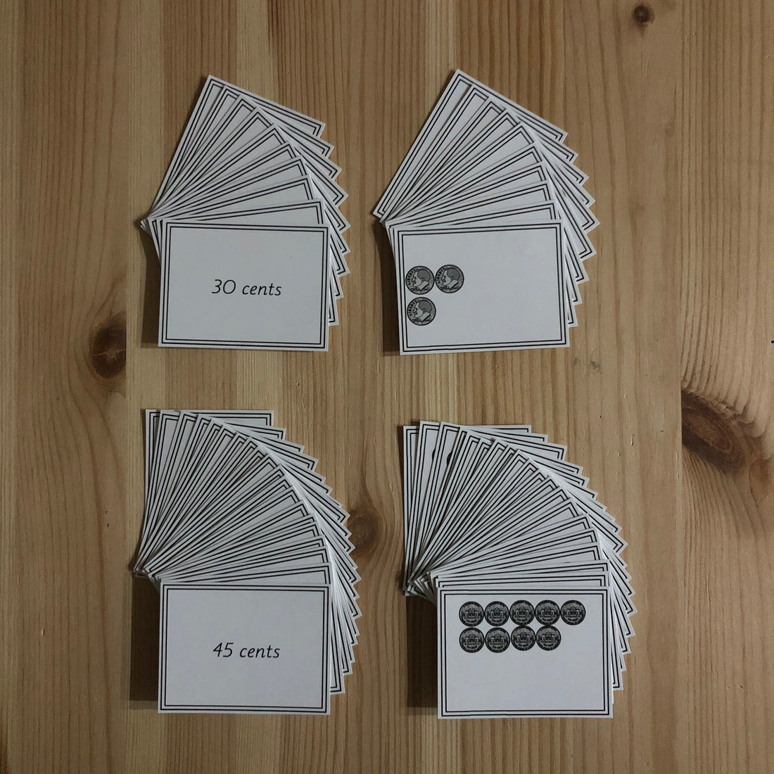 US Money Skip Counting Matching Cards – montessorikiwi