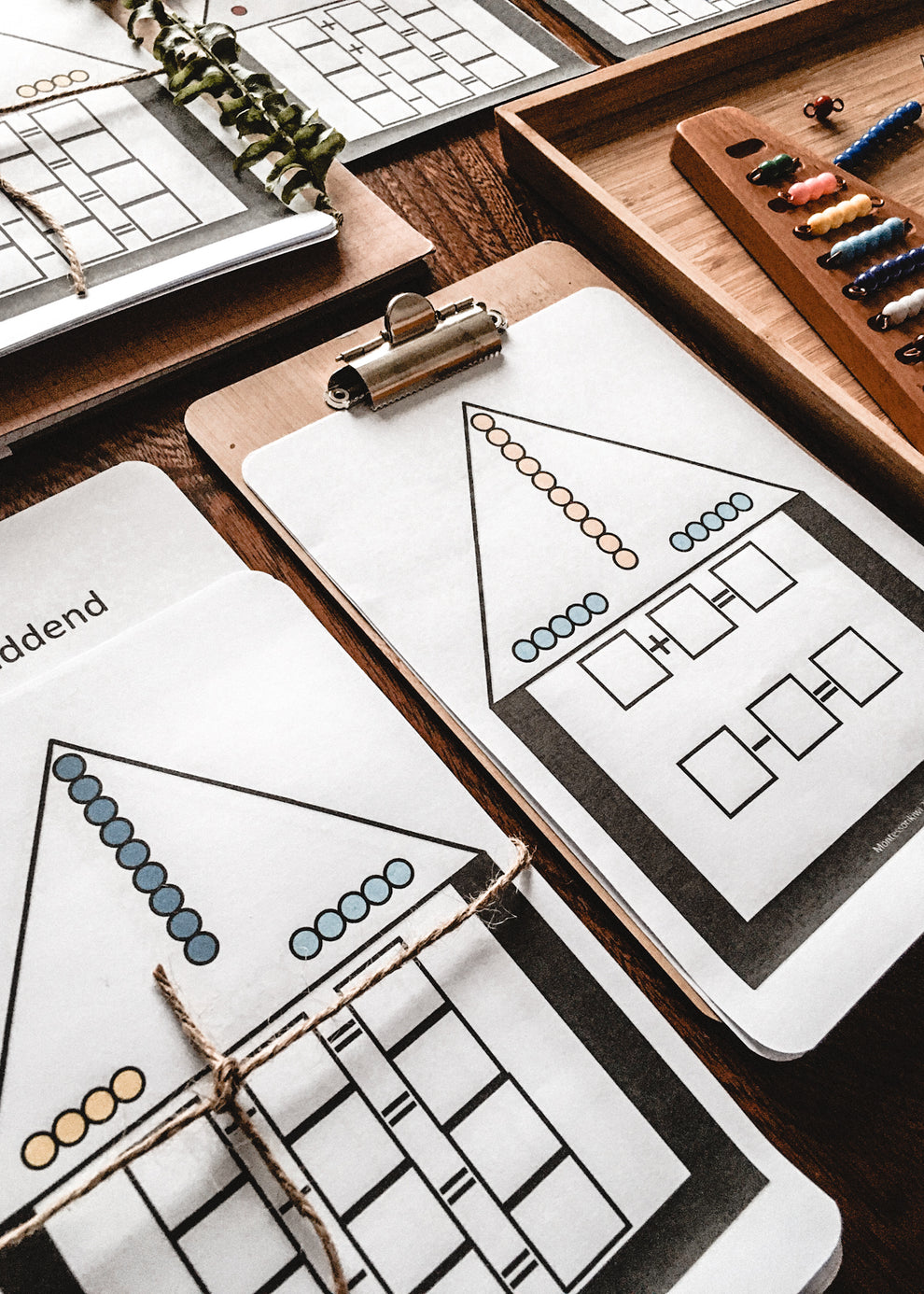 Colored Bead Fact Families to 10 – montessorikiwi