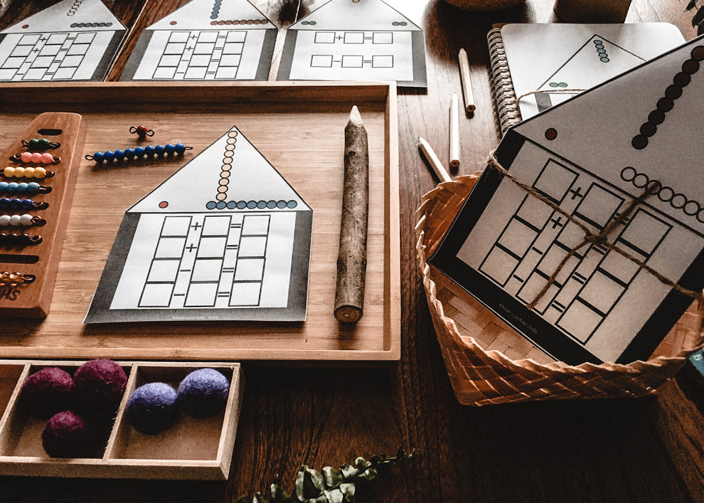 Colored Bead Fact Families to 10 – montessorikiwi