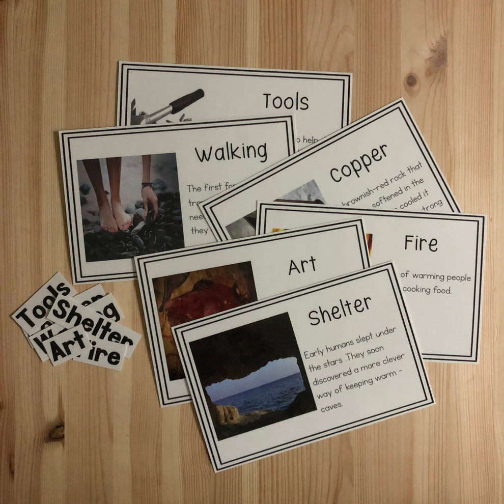 Vocab words for Third Great Story (cosmic) – montessorikiwi