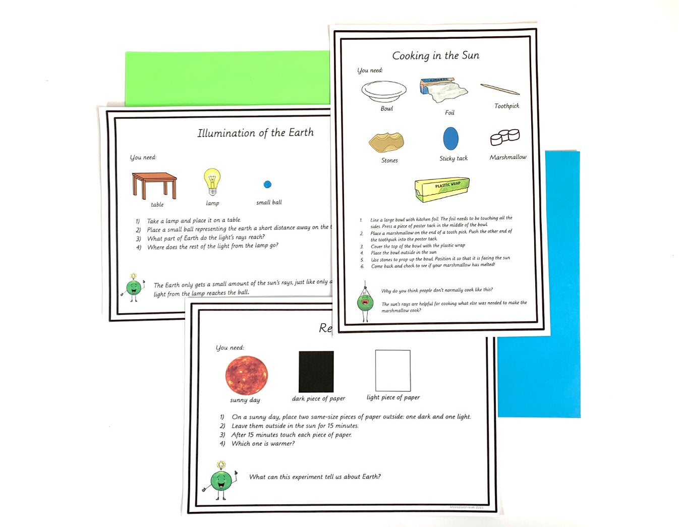 Montessori Geographic Impressionistic Charts - Sun (cosmic ...