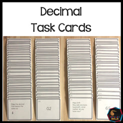 Decimal Task Cards – montessorikiwi