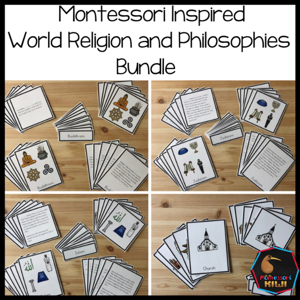 World Religion and Philosophies Bundle – montessorikiwi