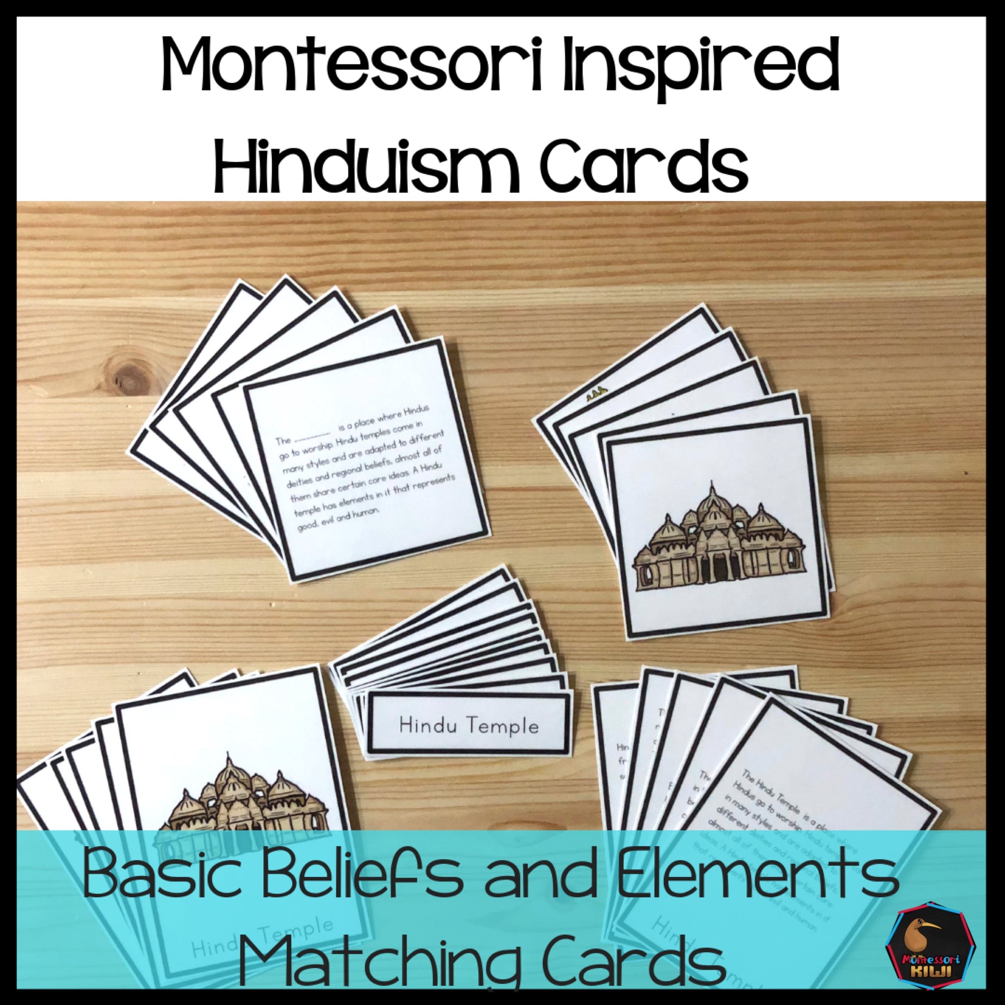 Hinduism 5 part cards (cosmic) – montessorikiwi