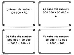 Montessori math: advanced place value task cards set 2 – montessorikiwi