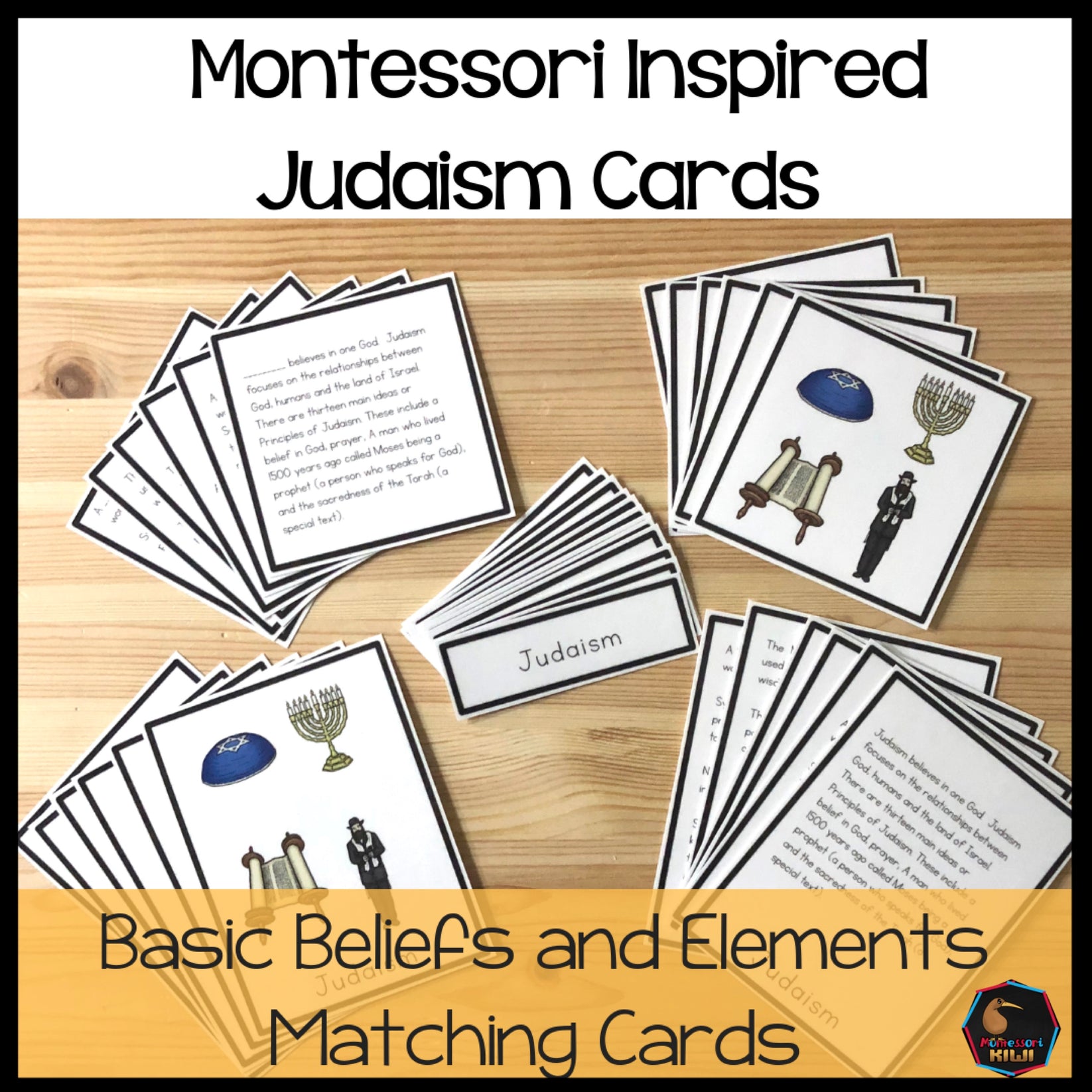 Judaism 5 part cards (cosmic) – montessorikiwi