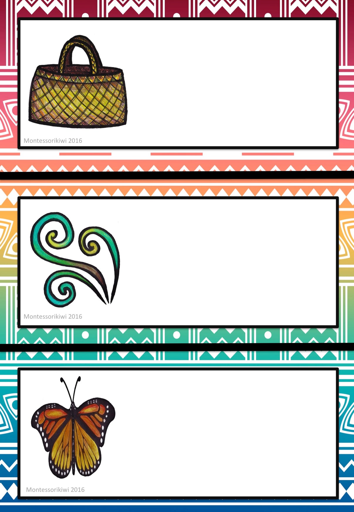 Editable New Zealand Name Tags – montessorikiwi